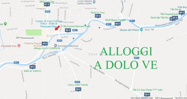 Alloggi a Dolo (Venezia) B£B, alberghi per seminari Reiki